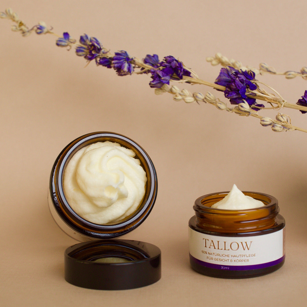 Tallow natürliche Skincare gegen Hautprobleme